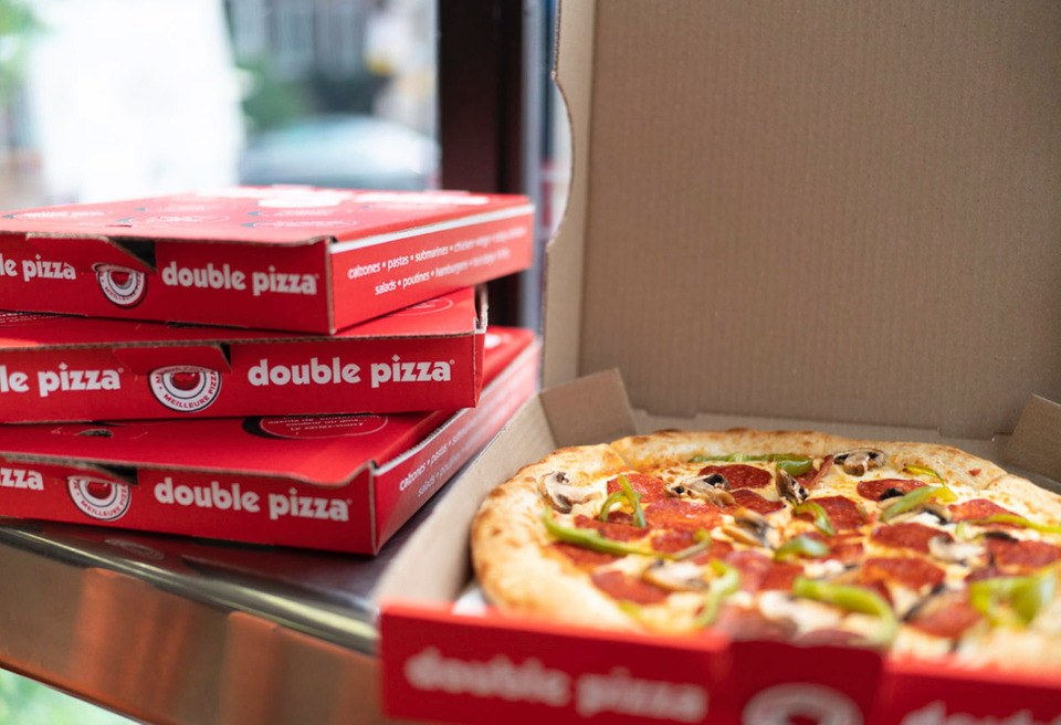 Notre Menu- Double Pizza